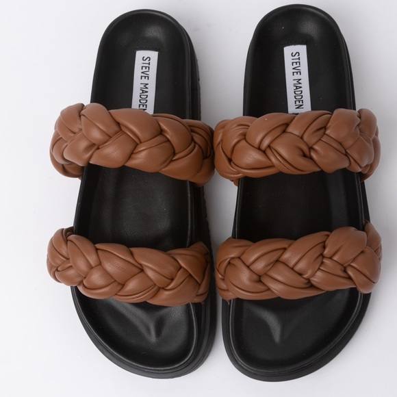 Steve Madden | Shoes | Steve Madden Braided Choice Slide Sandal In ...